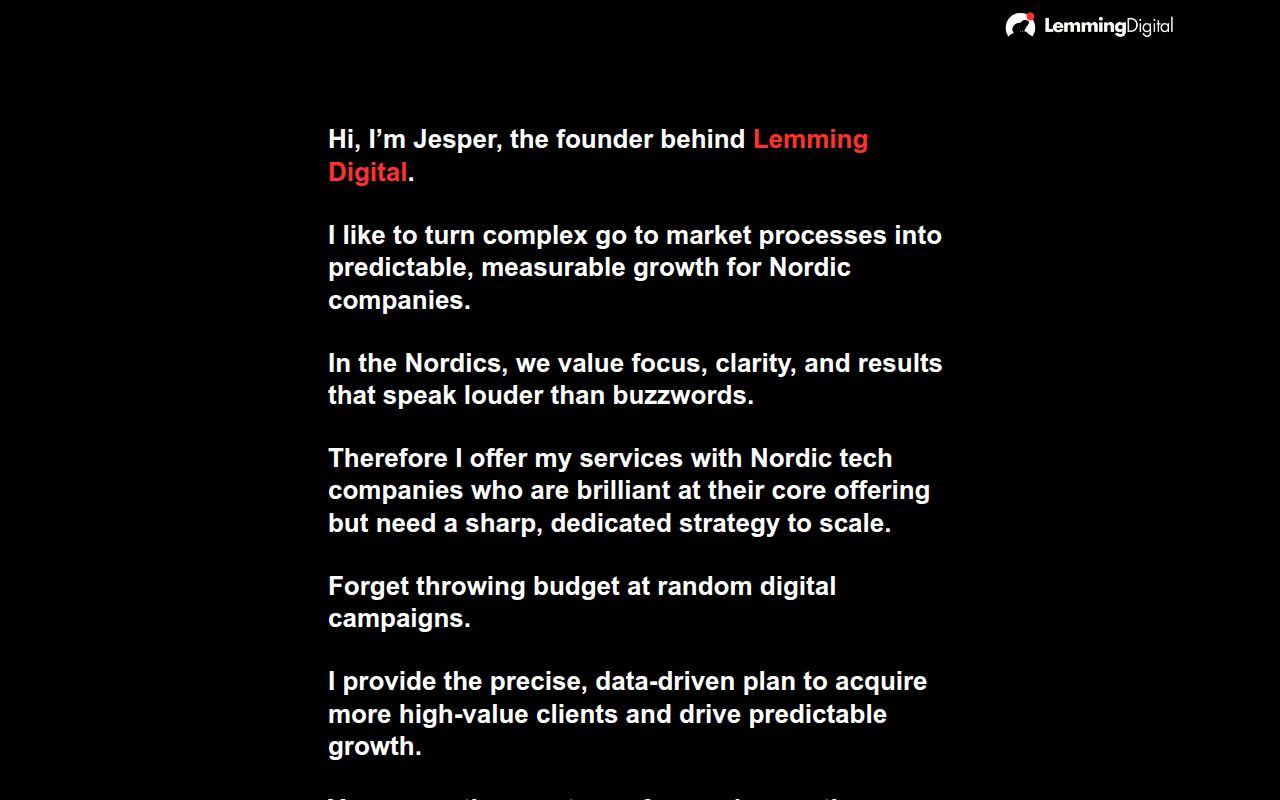 Lemming Digital Letter